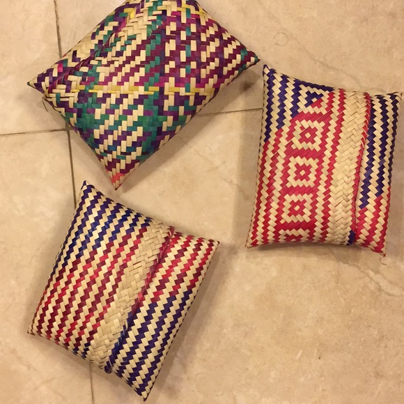 Accessories | Authentic Mexican Hand Woven Storage Pouches | Poshmark